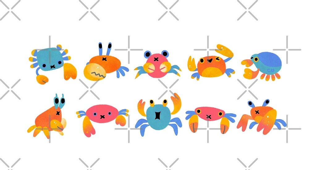 "Crab" by pikaole | Redbubble