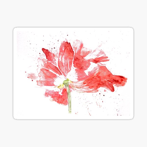 "Poppy Explosion" Sticker for Sale by Love-All-Kind | Redbubble