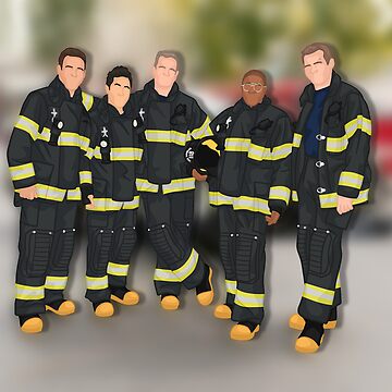 "The 118 | 911" Sticker for Sale by icantdrawfaces | Redbubble