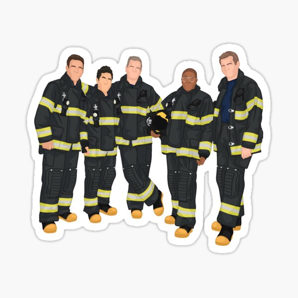 "The 118 | 911" Sticker for Sale by icantdrawfaces | Redbubble