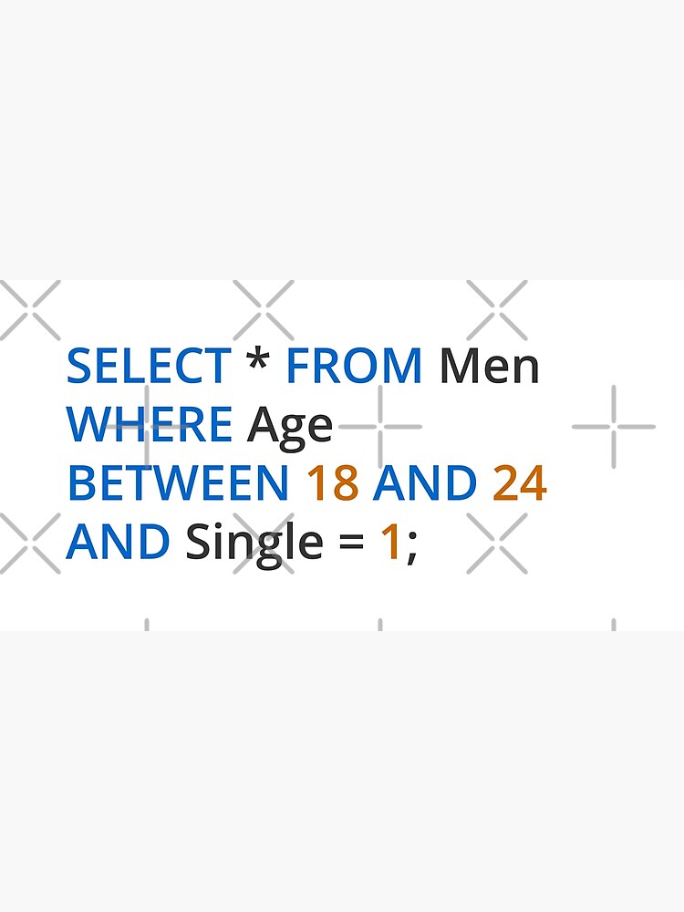 Dating Query V2 Funny Programming Jokes Light Color Poster For Sale By Springforce Redbubble 
