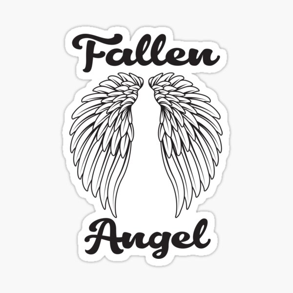 "Fallen Angel" Sticker for Sale by fanartdesigns | Redbubble