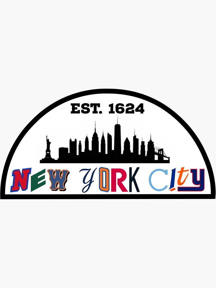"New York City Sticker" Sticker for Sale by owenmack | Redbubble