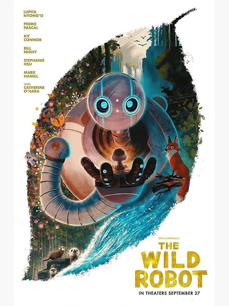 "The Wild Robot Movie" Poster for Sale by ericaButtler | Redbubble