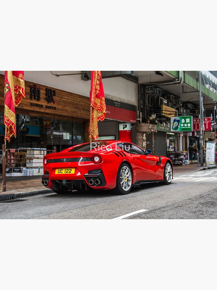 "Ferrari F12 TDF" Poster for Sale by ricoliu | Redbubble