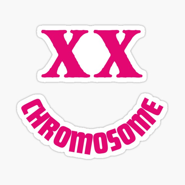 "Xx chromosome " Sticker for Sale by RecStore | Redbubble