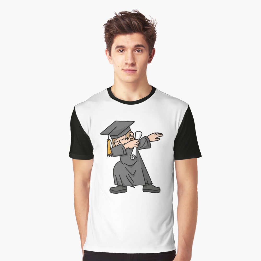 "Boy student dab dabbing graduation school" Sticker for Sale by ...