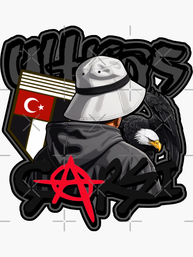 "Carsi Passion and Pride of Besiktas" Sticker for Sale by canvasriddle ...