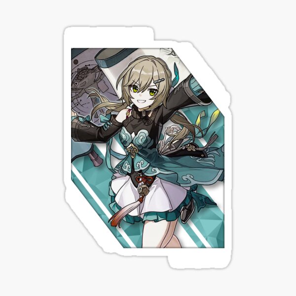 "Qingque - Honkai Star Rail V.1 white ver" Sticker for Sale by IZQIRO ...