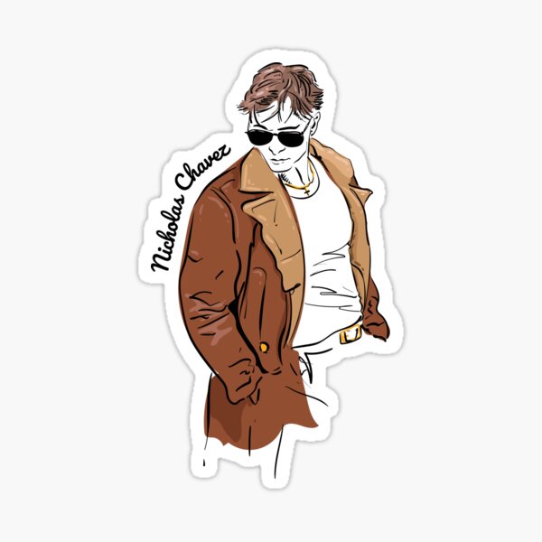 "Nicholas Chavez" Sticker for Sale by Deepness2023 | Redbubble