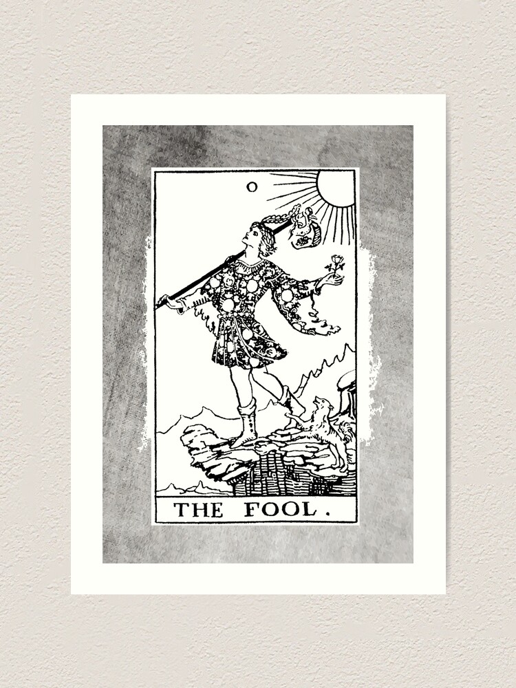 "Tarot / The Fool / Rider Waite" Art Print for Sale by tanabe | Redbubble