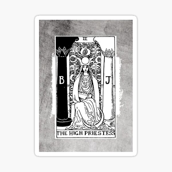 "Tarot / The High Priestess / Rider Waite" Sticker for Sale by tanabe ...