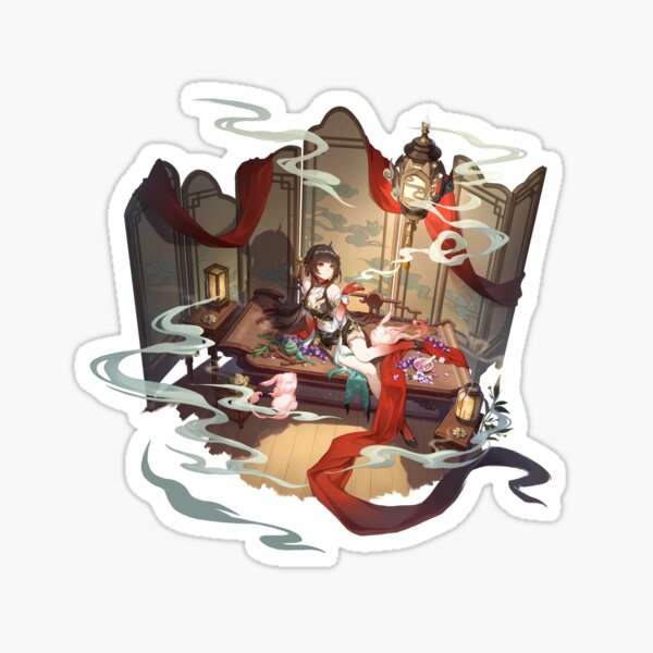 "Lingsha • Honkai Star Rail • Splash Art" Sticker for Sale by ...