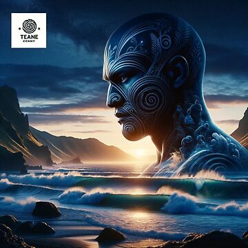 "Tangaroa - Māori God of the Sea and Ocean’s Guardian" Poster for Sale by Te-Ane | Redbubble