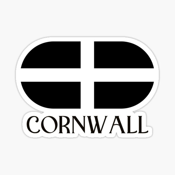 "Cornwall Cornish Plain Flag" Sticker for Sale by jeshands | Redbubble
