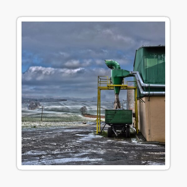 "grain elevator" Sticker for Sale by Mows | Redbubble