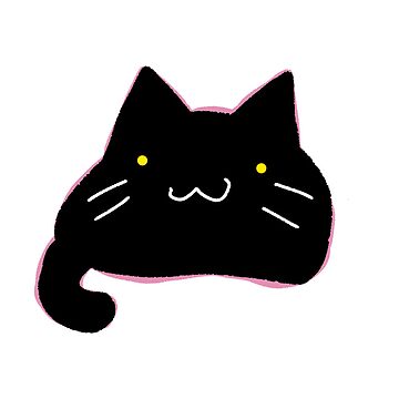 "Big Blob Cat " Sticker for Sale by Sugarflurzz | Redbubble