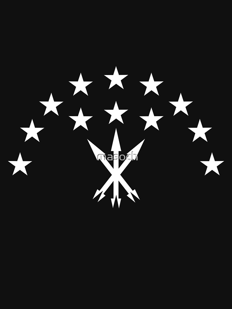 "Black Circassian flag" T-shirt for Sale by masoch | Redbubble | black ...