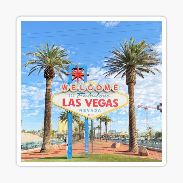 "Las Vegas Sign" Sticker for Sale by drowndeep | Redbubble