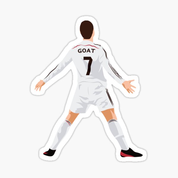"Cristiano CR7 Ronaldo SIU Celebration" Sticker for Sale by ballicons ...