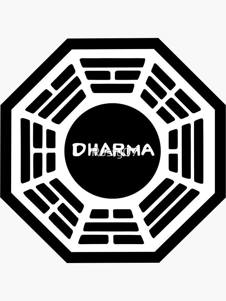 "dharma initiative " Sticker for Sale by Rusty07 | Redbubble