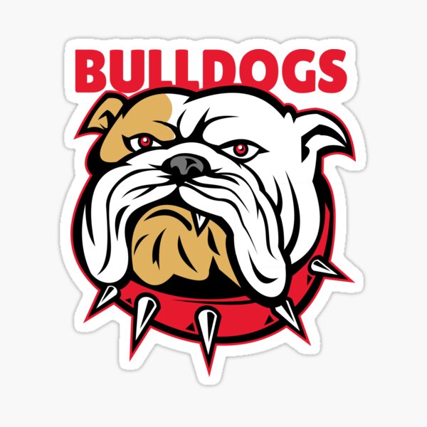 "Bulldogs Logo" Sticker for Sale by americancheez | Redbubble