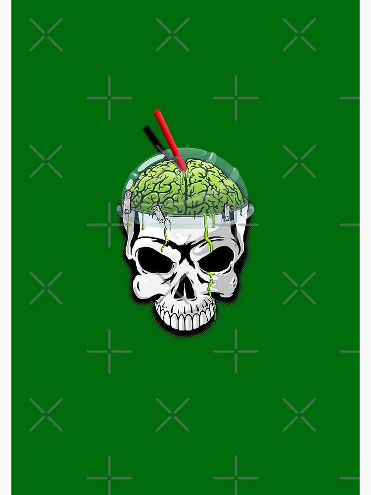 "Zombie Brain Slushee" Poster for Sale by RevolutionGFX | Redbubble