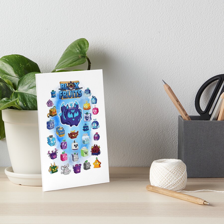 "Kitsune - Block fruits All Characters" Poster by vitrar | Redbubble