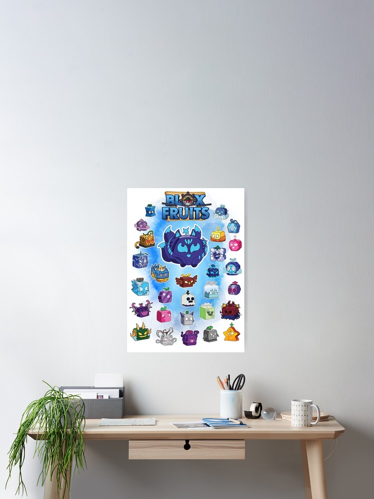 "Kitsune - Block fruits All Characters" Poster by vitrar | Redbubble