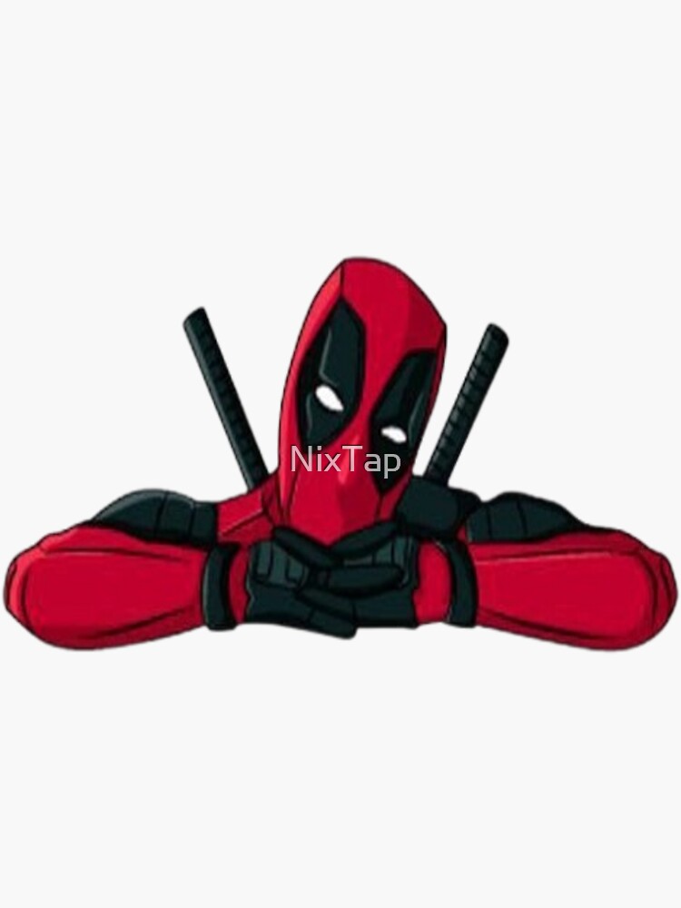 "Deadpool" Sticker for Sale by NixTap | Redbubble