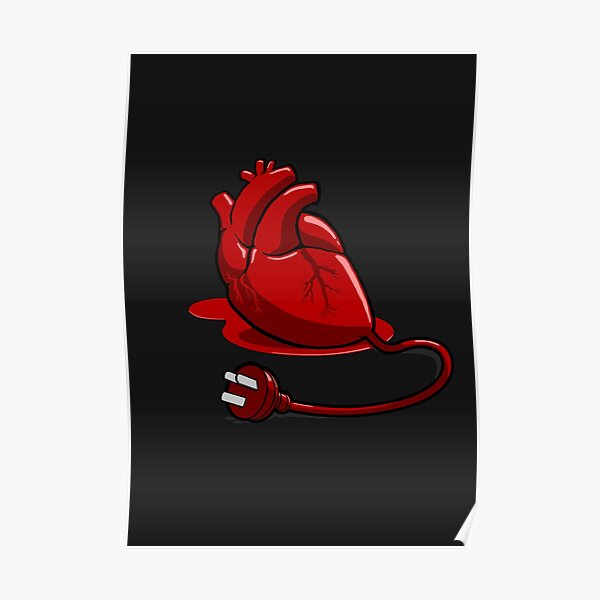 "Unplug your heart" Poster by RevolutionGFX | Redbubble