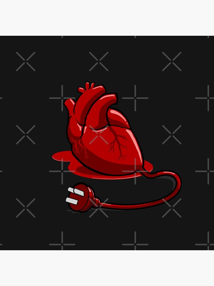 "Unplug your heart" Throw Pillow by RevolutionGFX | Redbubble