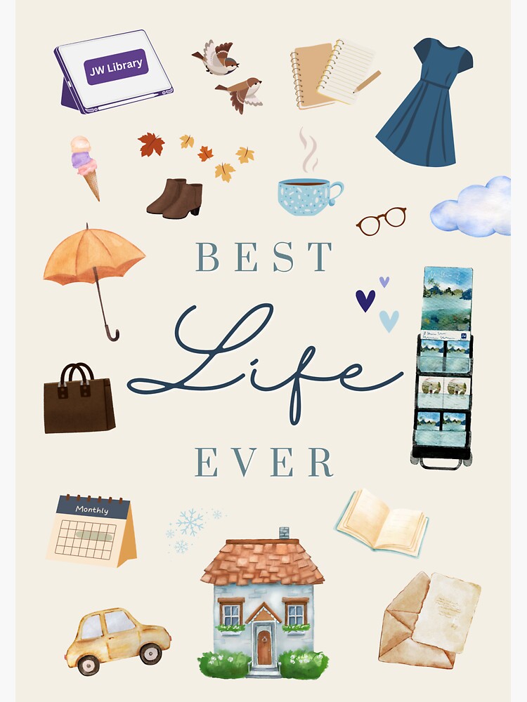 "Pioneer Service School - Best Life ever!" Sticker by Bilderbuchblume ...