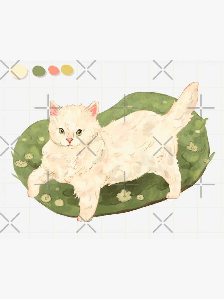 "Prancing By | Cute Cat Illustration | Digital Painting Gifts for Cat ...