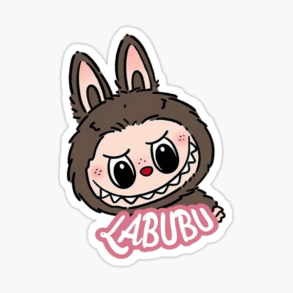 "Labubu" Sticker for Sale by Goobardi | Redbubble