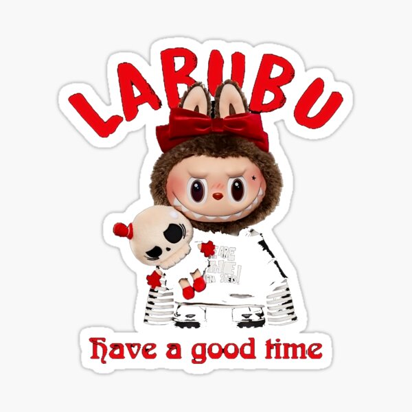 "Labubu" Sticker for Sale by Goobardi | Redbubble