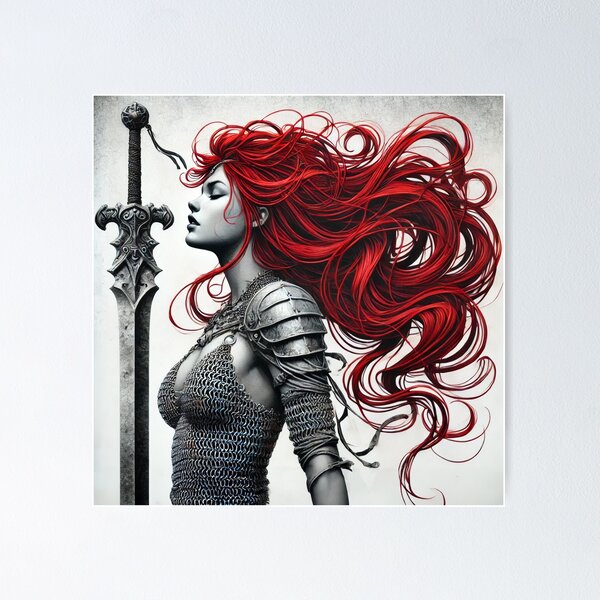"Red Sonja: Warrior Queen of the Hyborian Age vol.38" Poster for Sale by janarspixels | Redbubble