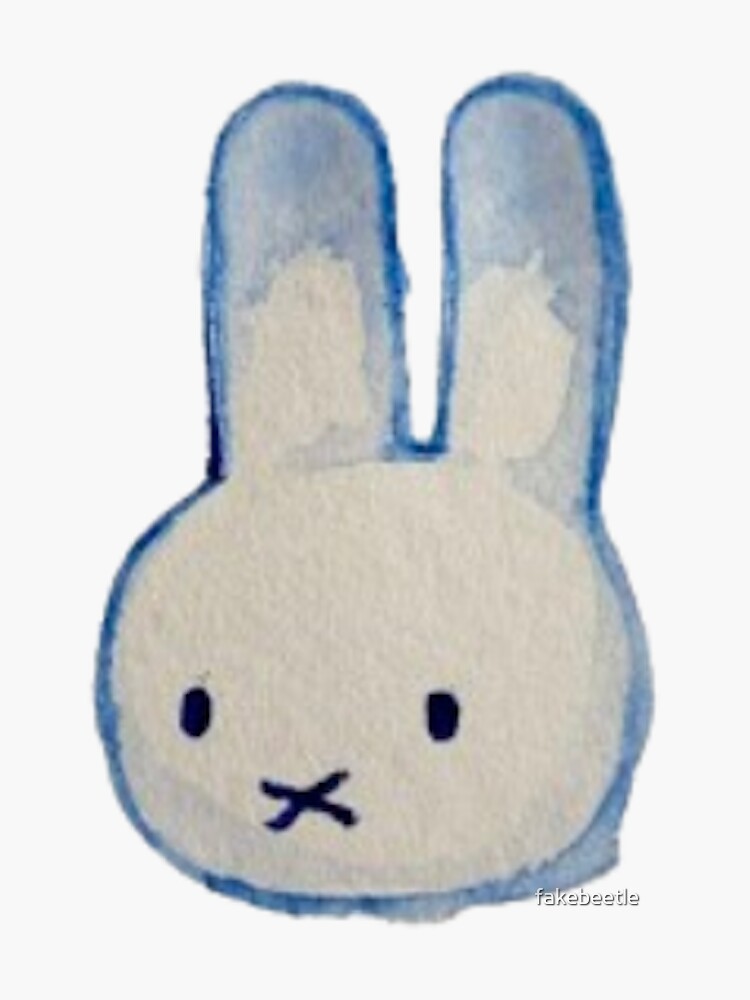 "watercolour miffy head" Sticker for Sale by bestliz | Redbubble