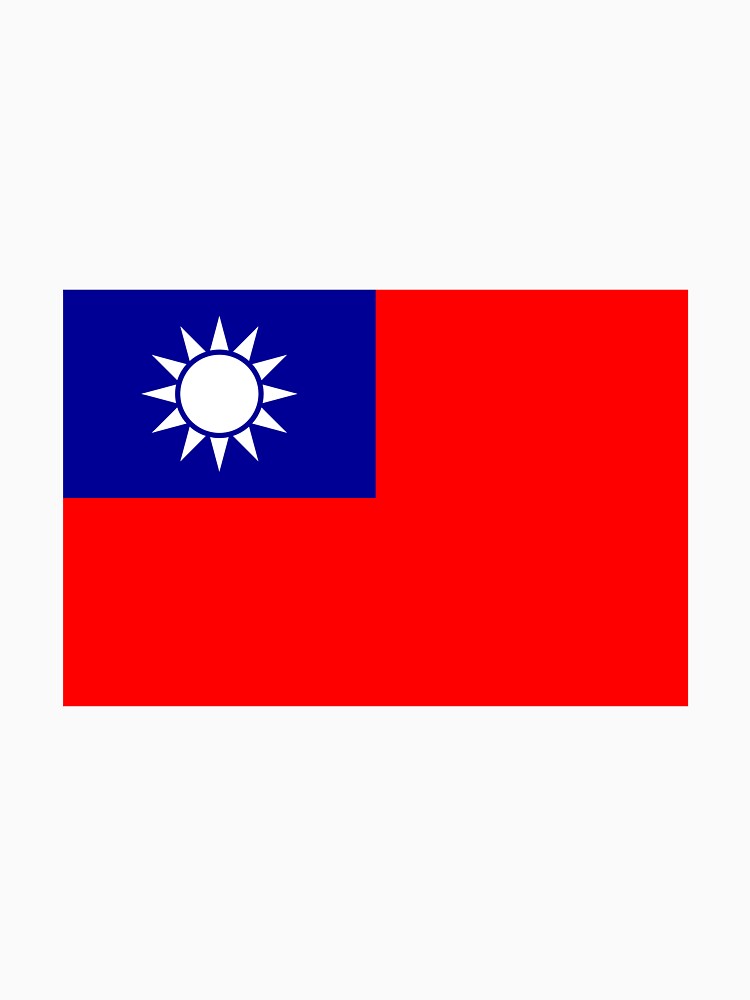 "ROC Taiwan - Taiwanese Flag 中华民国国旗 - 中華民國國旗 - 青天白日滿地紅" Essential T ...