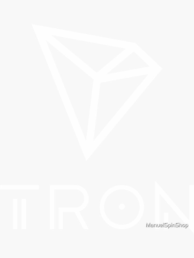 "TRON " Sticker by ManuelSpinShop | Redbubble
