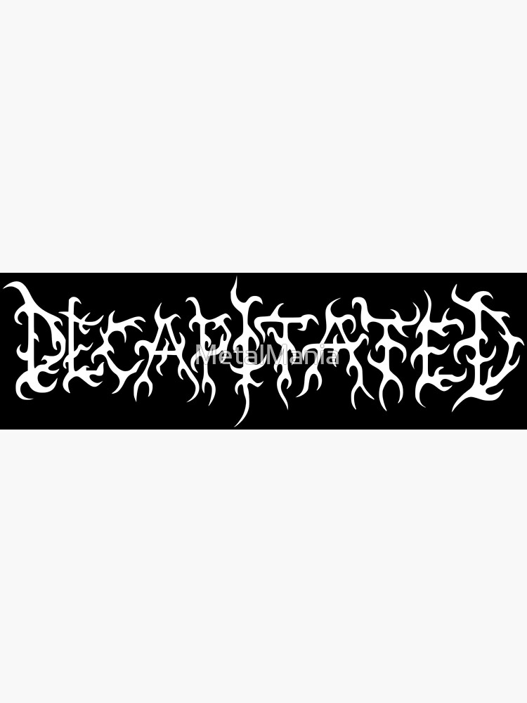 "Decapitated" Poster for Sale by MetalMania | Redbubble