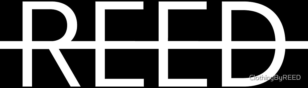 ""REED logo White" by REED" by ClothingByREED | Redbubble