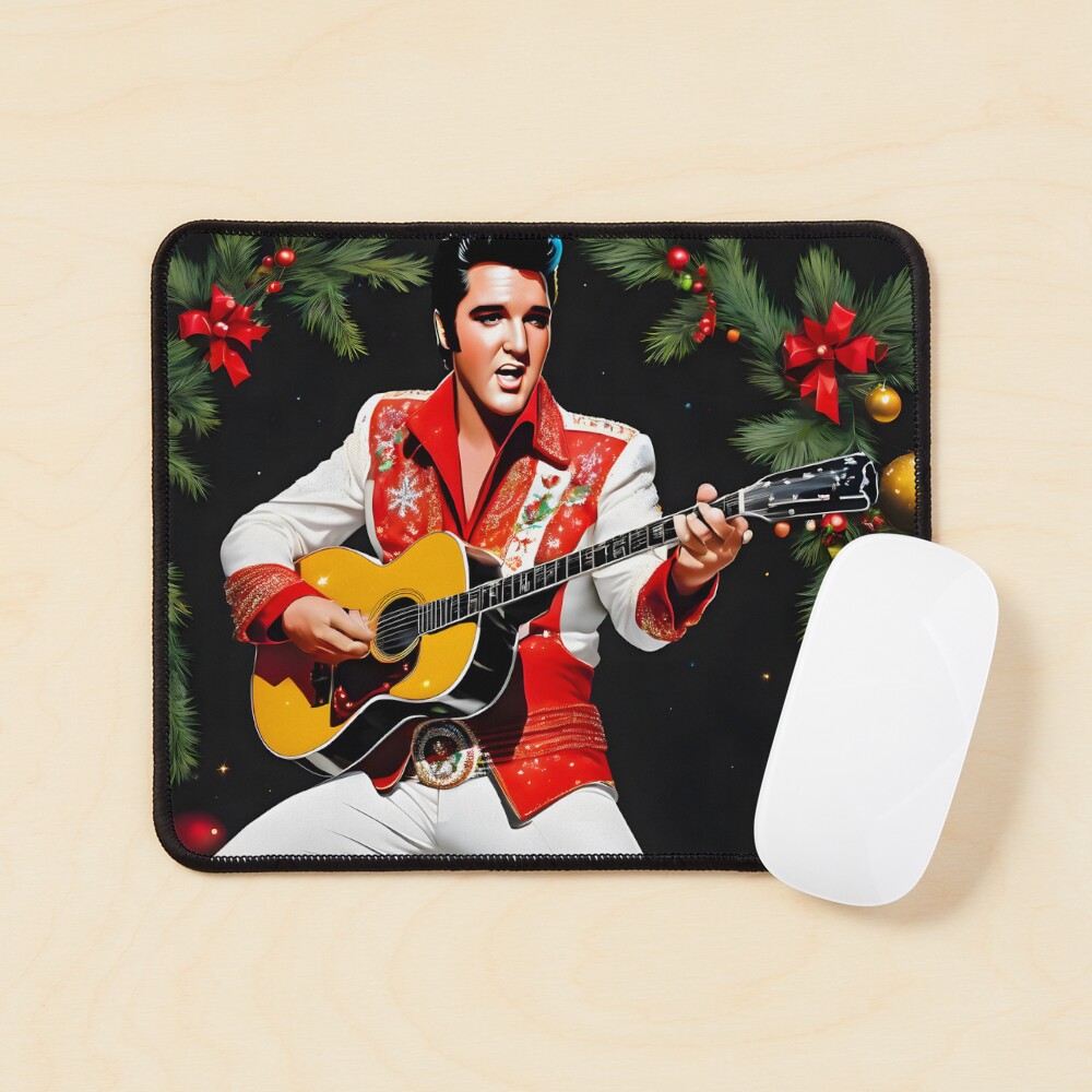 "Christmas Elvis" Poster for Sale by AIncredible | Redbubble