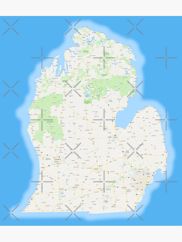 Map Of Michigan Lower Peninsula