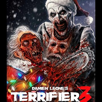 "Terrifier 3 Horror Movie" Sticker for Sale by MarkGreenawalt | Redbubble