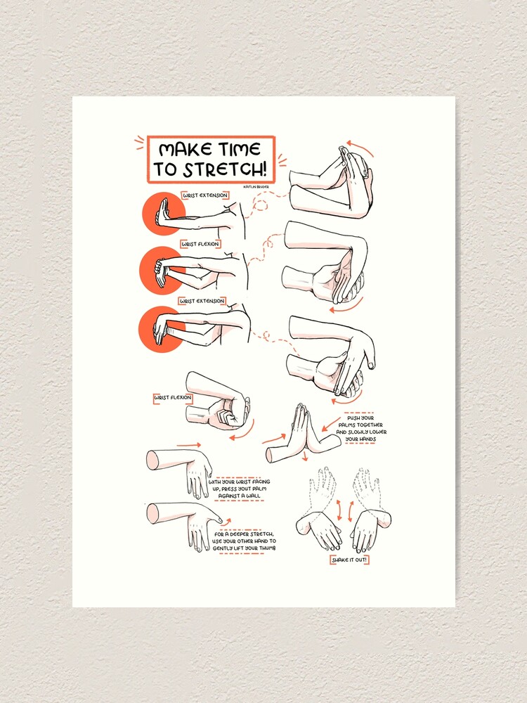 "Remember to Stretch!" Art Print for Sale by bruderkaitlin | Redbubble