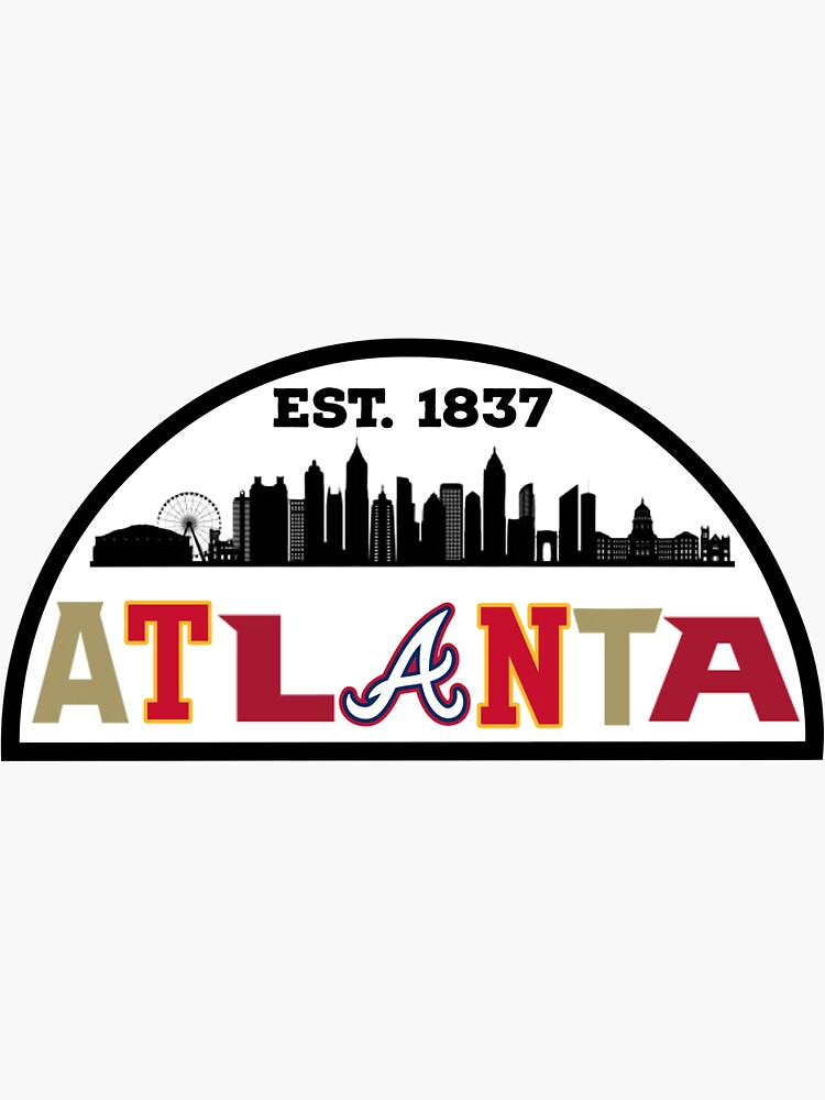 "Atlanta City Sticker" Sticker for Sale by owenmack | Redbubble