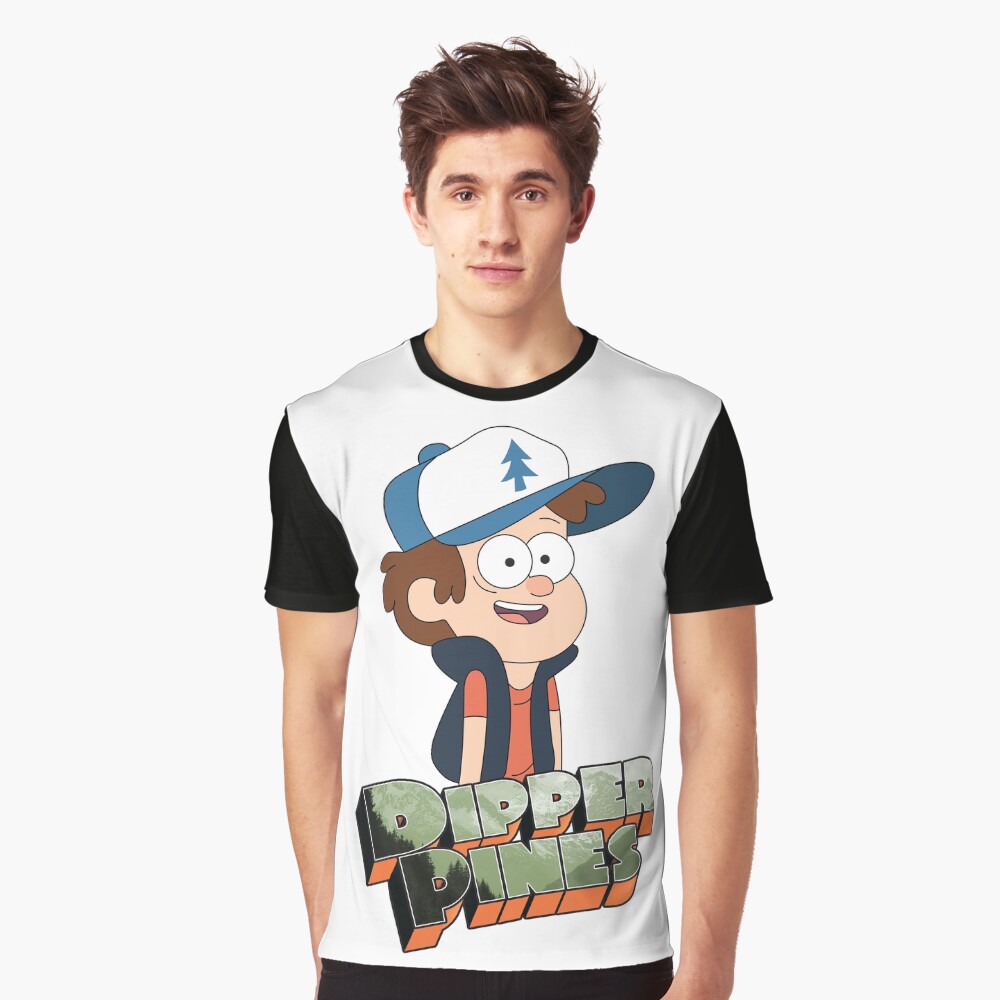 "Dipper Pines Gravity Falls Font" Kids T-Shirt for Sale by gfmemer ...