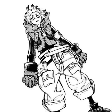 "Rudo Surebrec - gachiakuta" Sticker for Sale by MargueriteCl | Redbubble