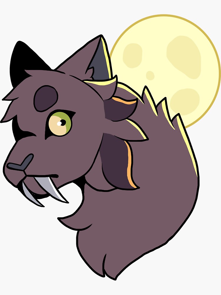 "Werecat Wren" Sticker for Sale by NyokoArts | Redbubble